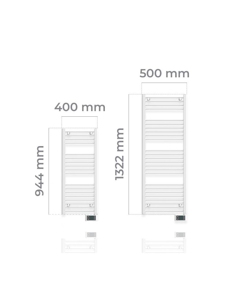 Intuis Nao elektromos törölközőszárító radiátor 300W M121110